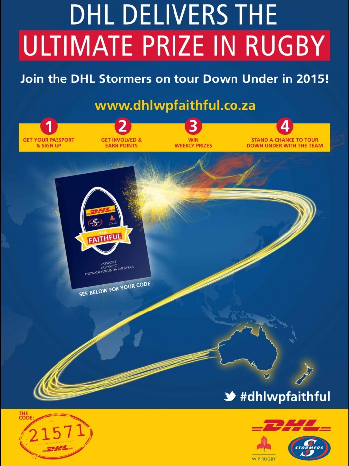 DHL delivers an opportunity of a lifetime: Tour with the DHL Stormers Down Under in 2015 | 15.co ...